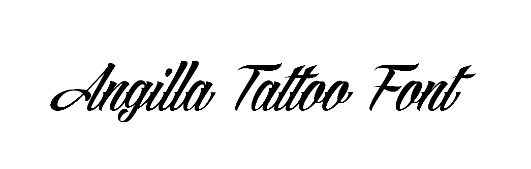 Angilla Tattoo Font | DafontStyle