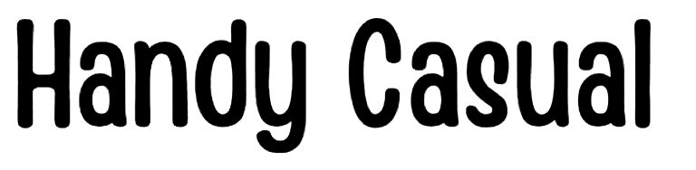 Handy Casual Font | DafontStyle