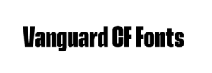 Vanguard CF Fonts | DafontStyle