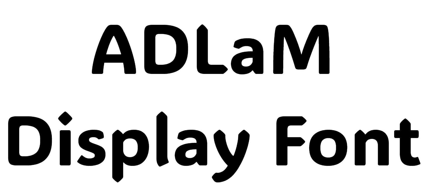 ADLaM Display Font | DafontStyle