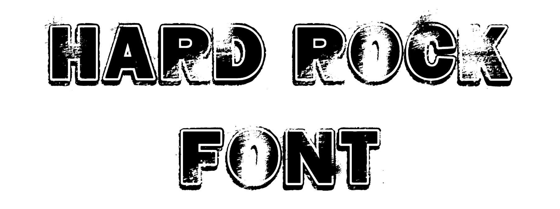 HARD ROCK font | DafontStyle