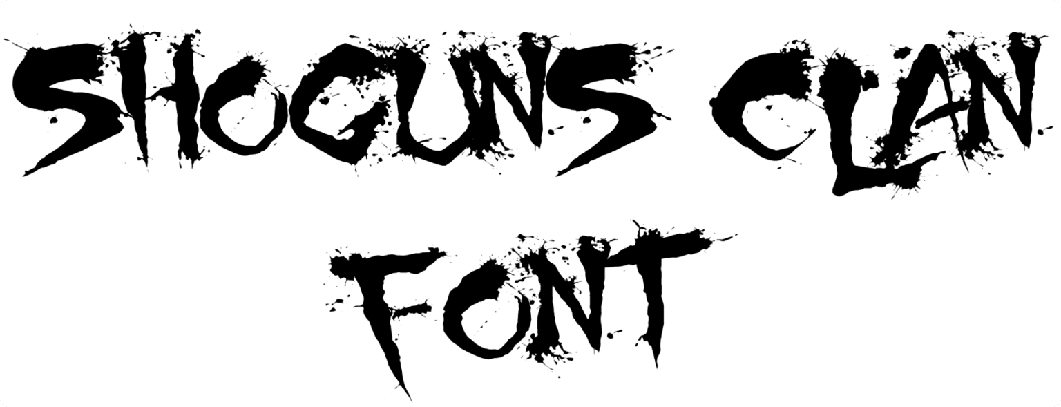 Shoguns Clan Font | DafontStyle