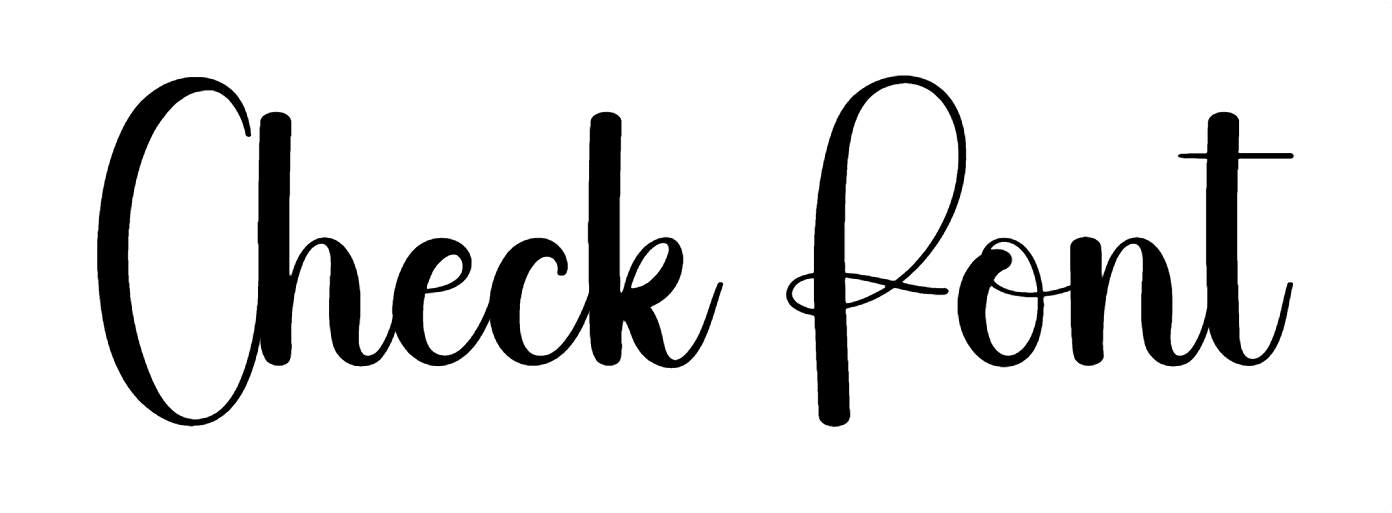 Check Font | DafontStyle