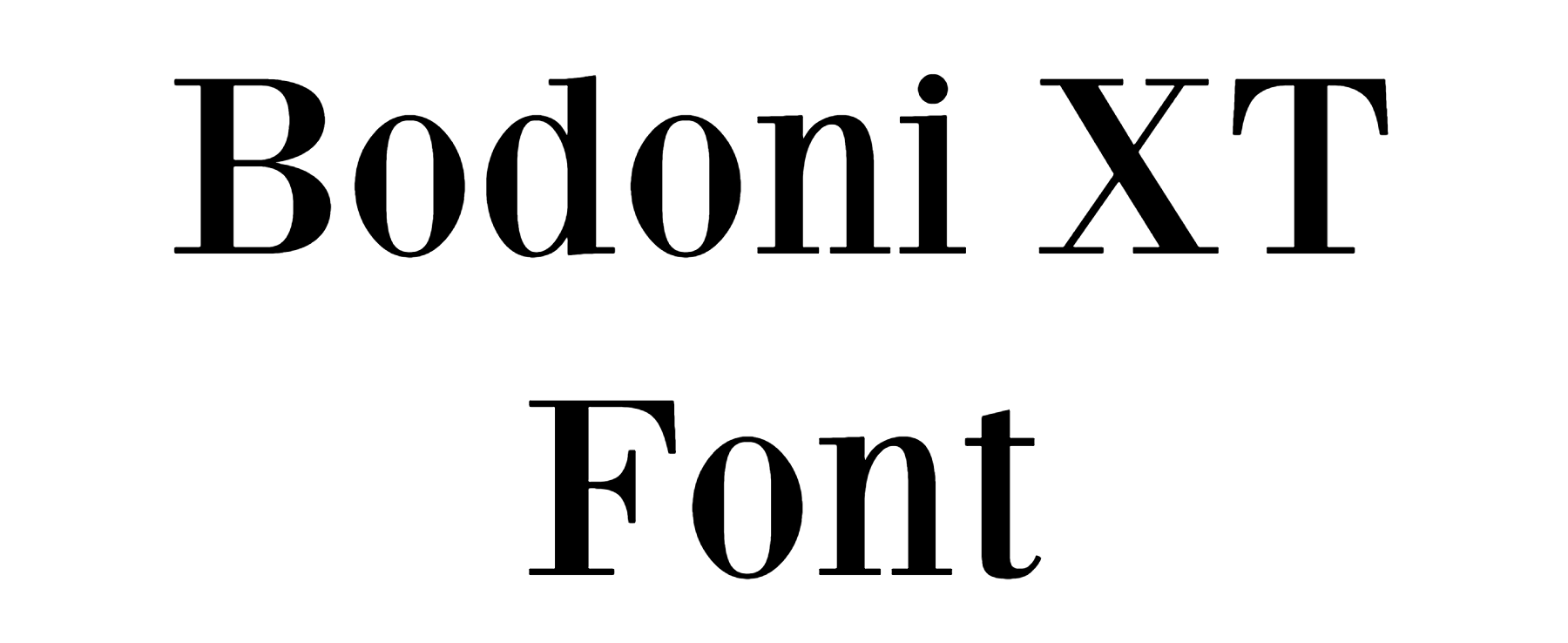 Bodoni XT Font | DafontStyle