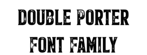 Double Porter Font | DafontStyle