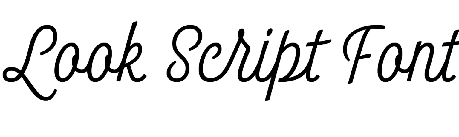 Look Script Font | DafontStyle