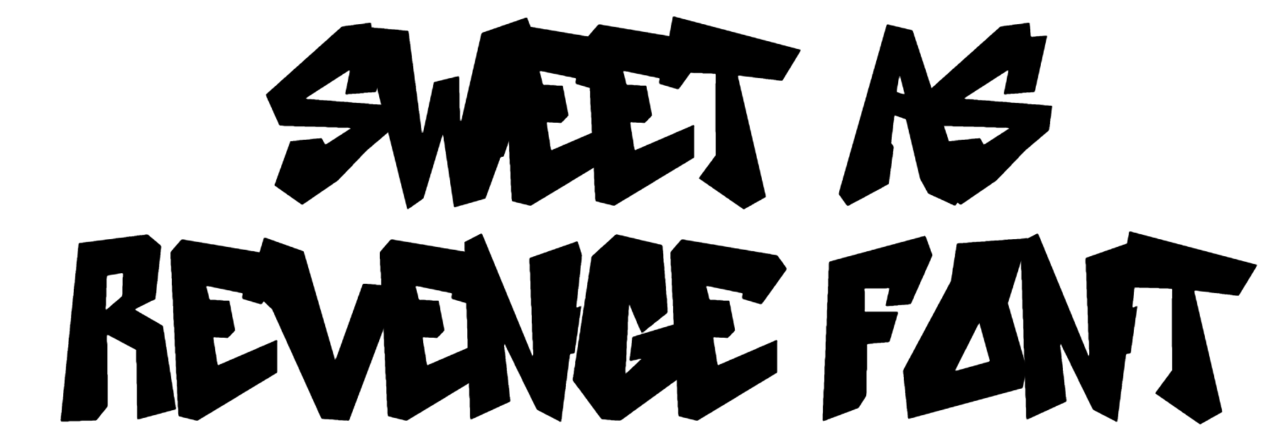 Sweet As Revenge Font | DafontStyle