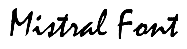 Mistral Font | DafontStyle