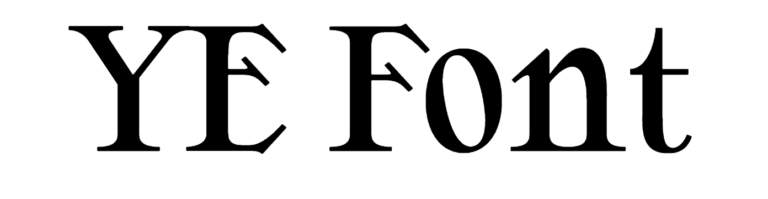 YE Font | DafontStyle