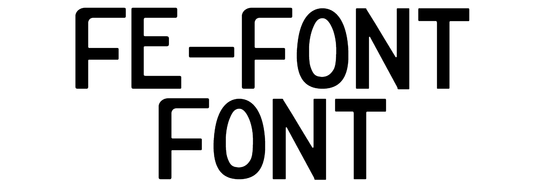 FE-Font | DafontStyle