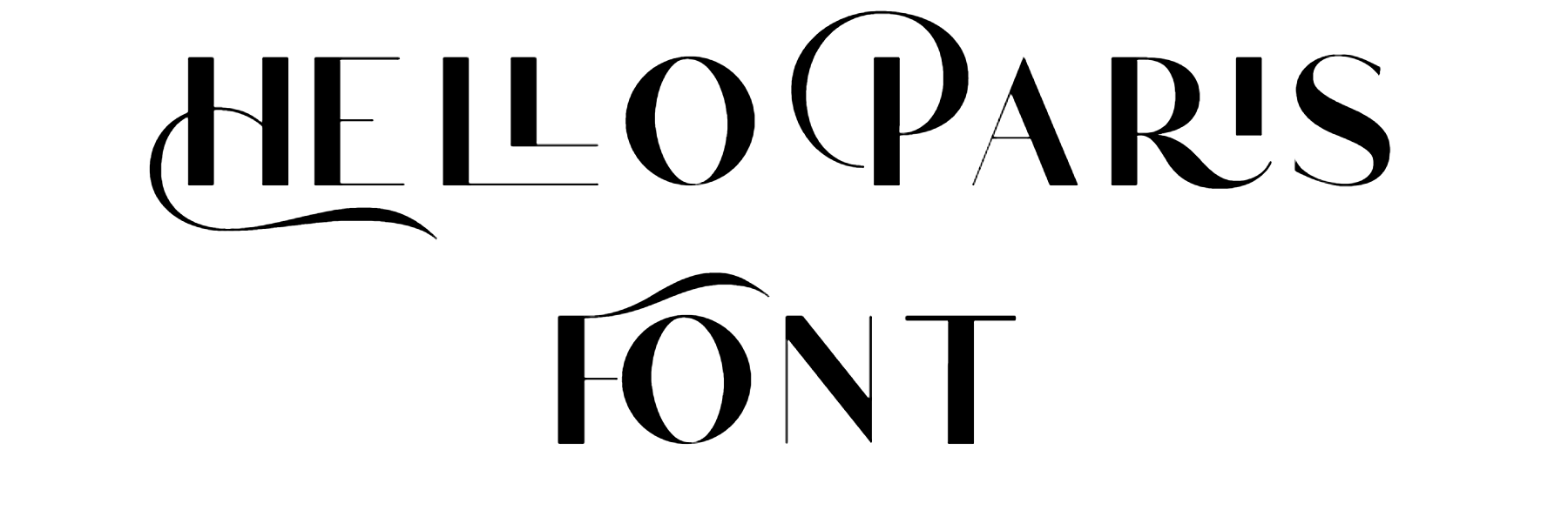 Hello Paris Font | DafontStyle