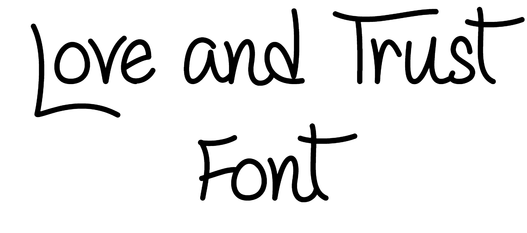 Love and Trust Font | DafontStyle