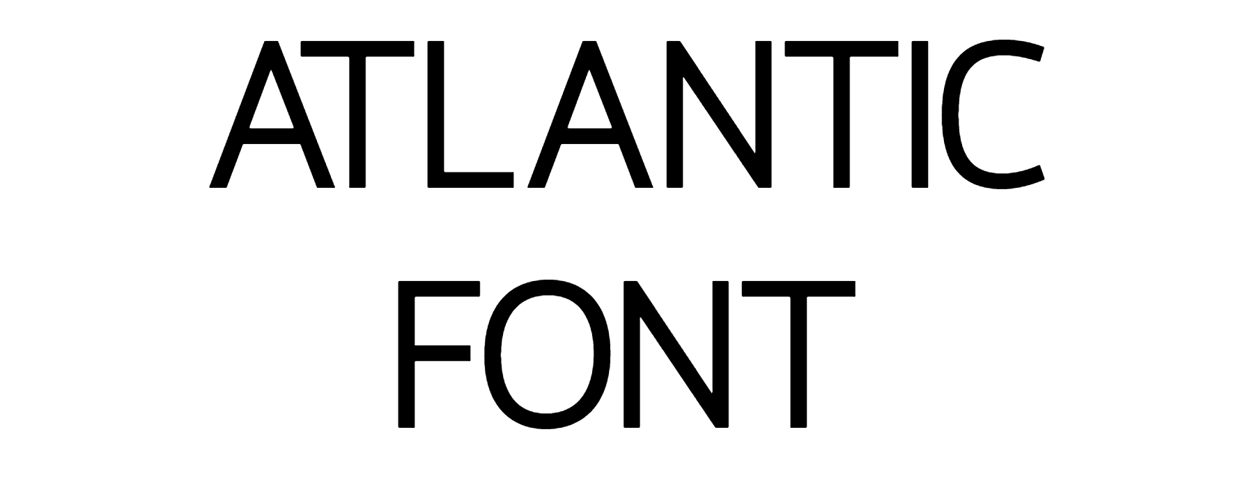 Atlantic Font | DafontStyle