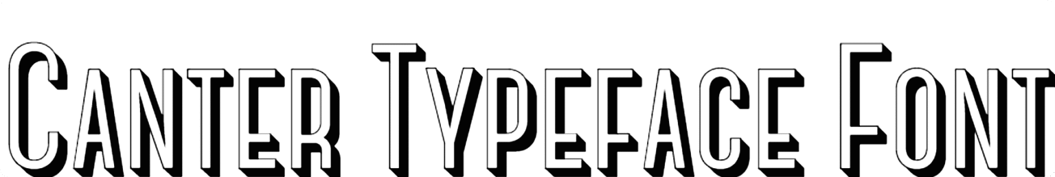Canter Typeface Font | DafontStyle