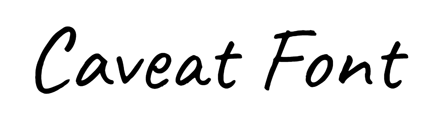 Caveat Font | DafontStyle