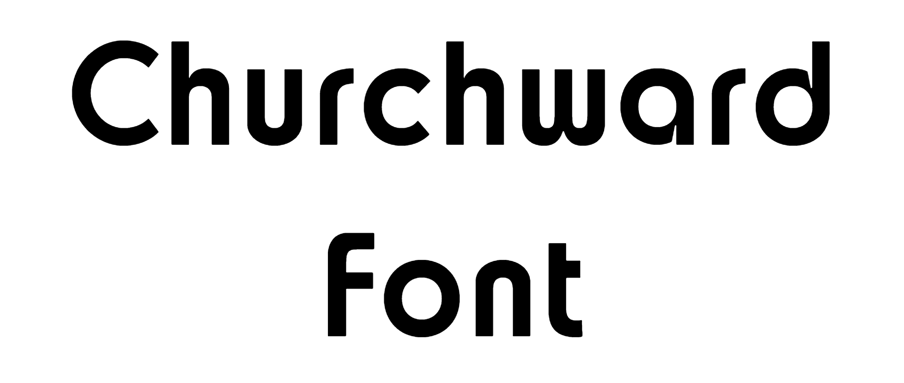 Churchward Font | DafontStyle