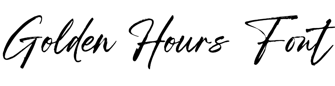 Golden Hours Font | DafontStyle