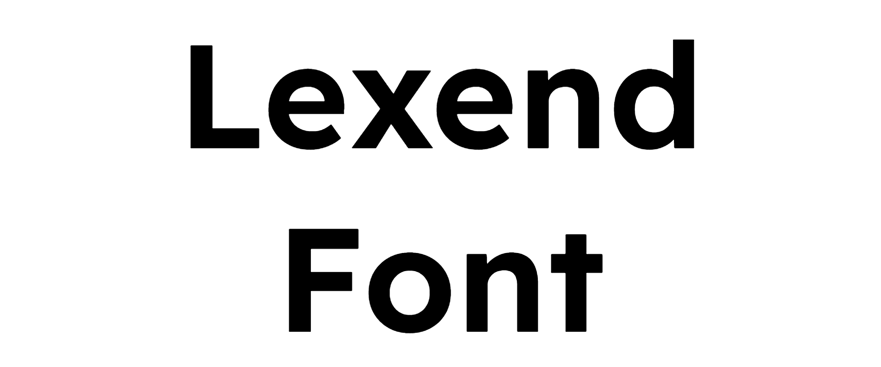 Lexend Font | DafontStyle