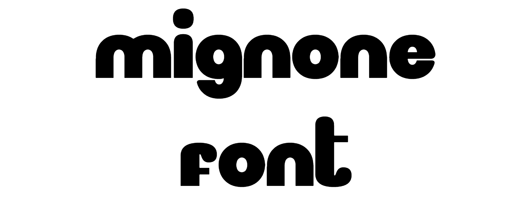 Mignone Font | DafontStyle