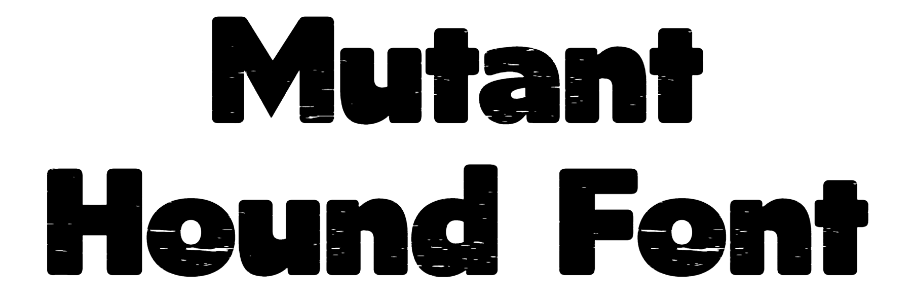 Mutant Hound Font | DafontStyle