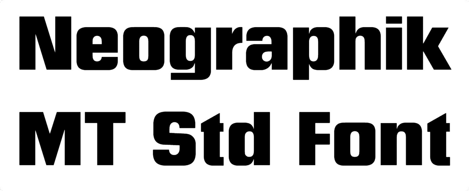 Neographik MT Std Font | DafontStyle