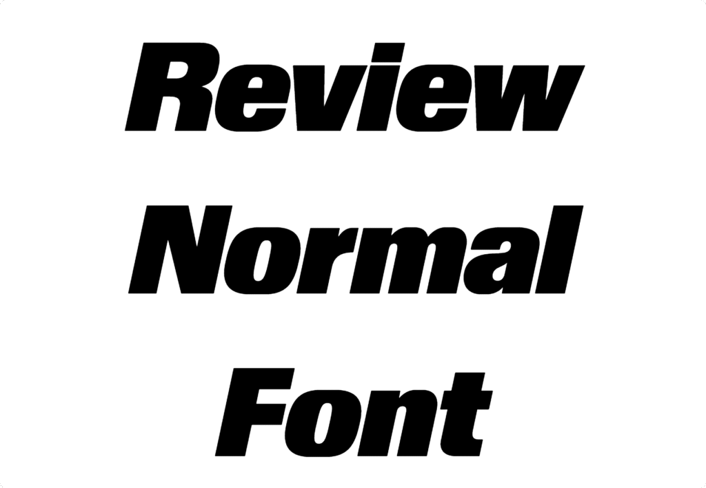 Review Font | DafontStyle