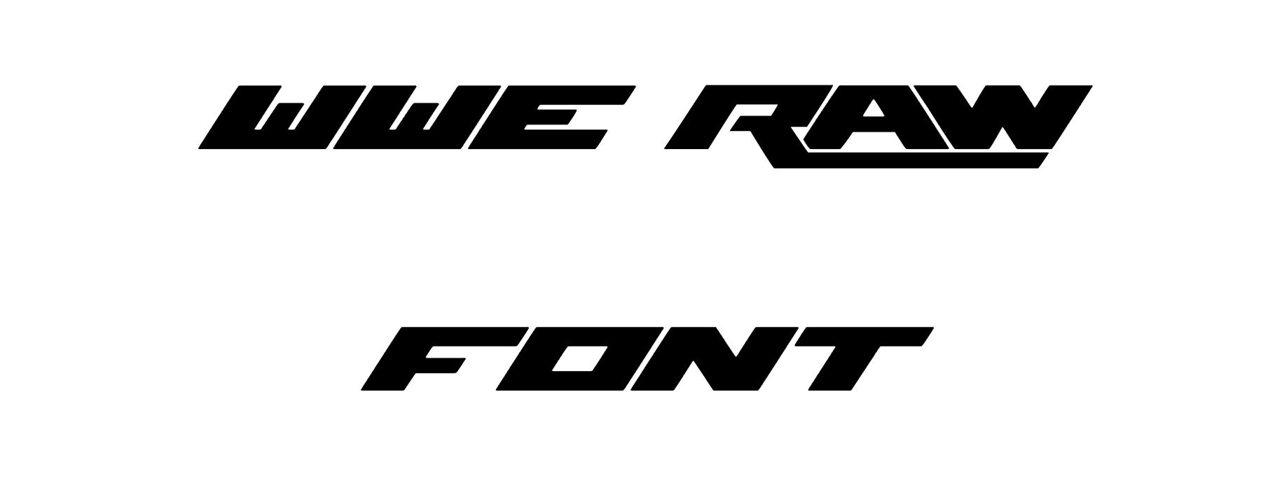 WWE Raw Font | DafontStyle