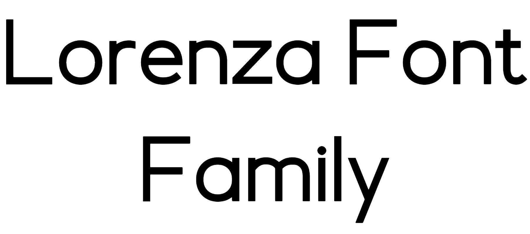 Lorenza Font Family | DafontStyle