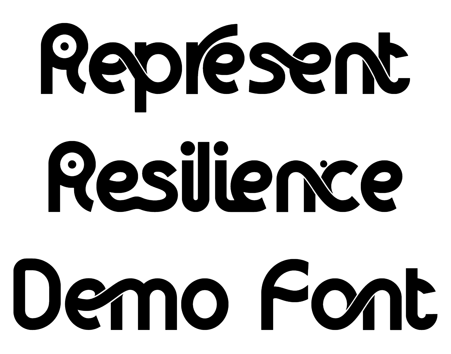 Represent Resilience Demo Font | DafontStyle